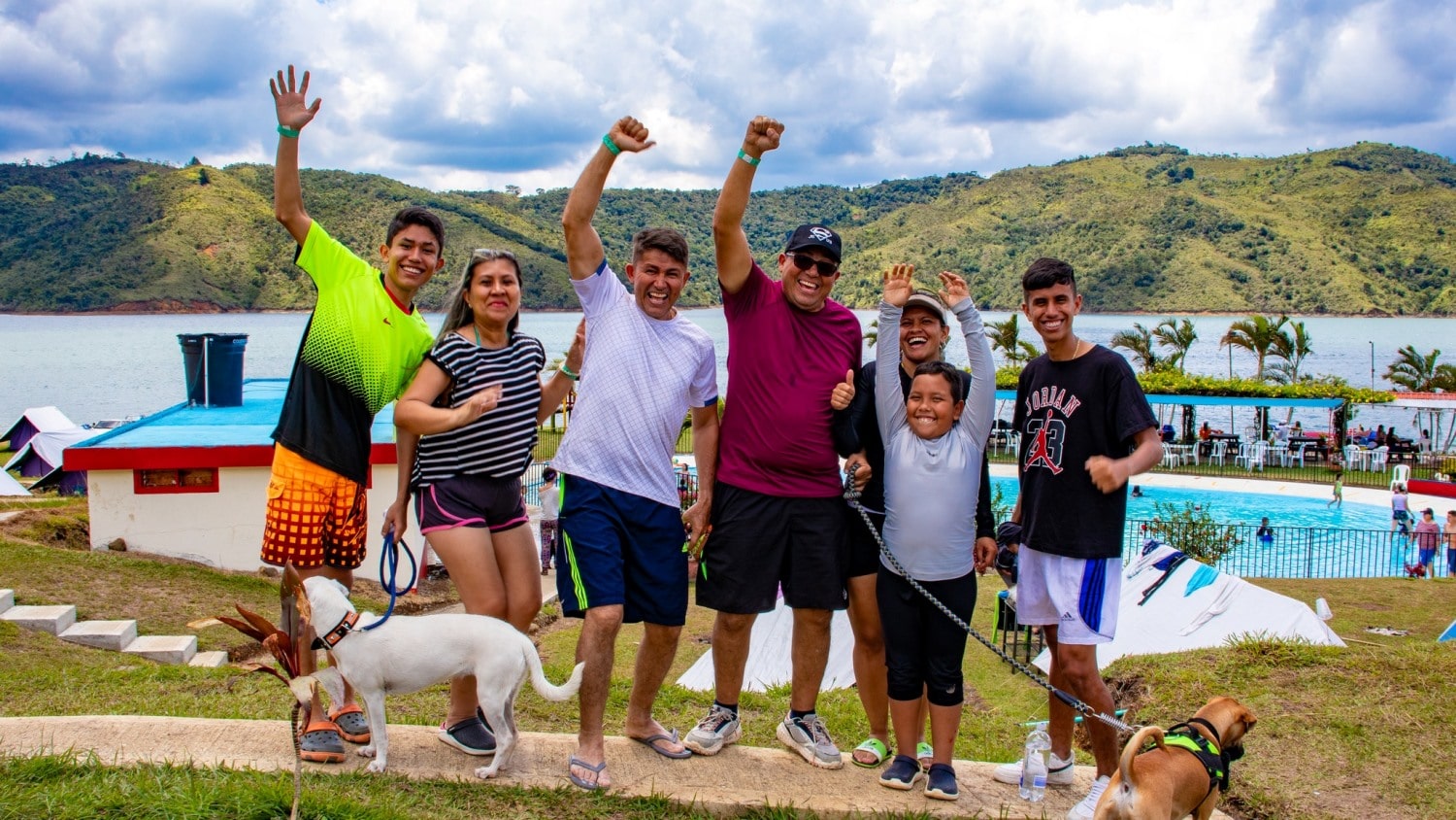 Camping Lago Calima: Camping Calima Windsurf Lago Calima