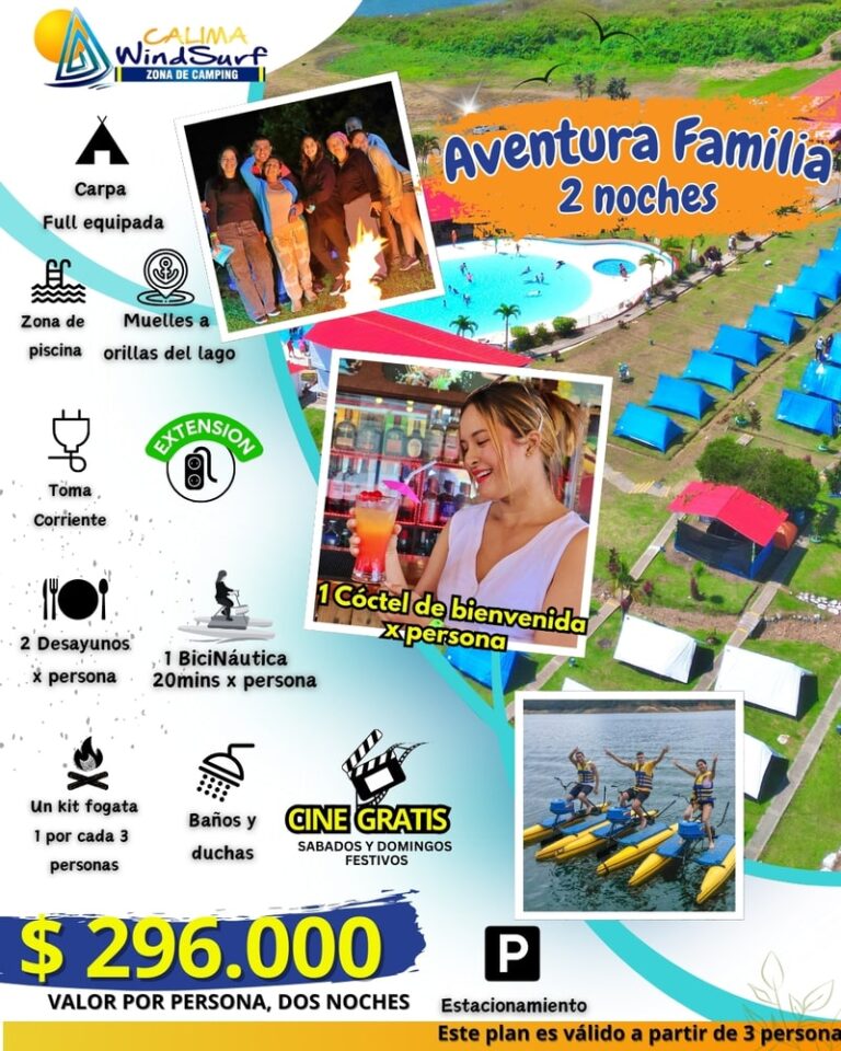 Camping Lago Calima: Camping Calima Windsurf Lago Calima