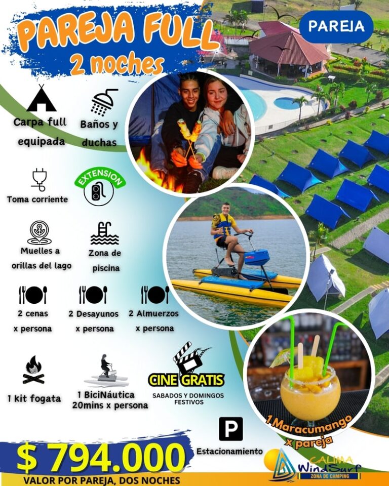 Camping Lago Calima: Camping Calima Windsurf Lago Calima