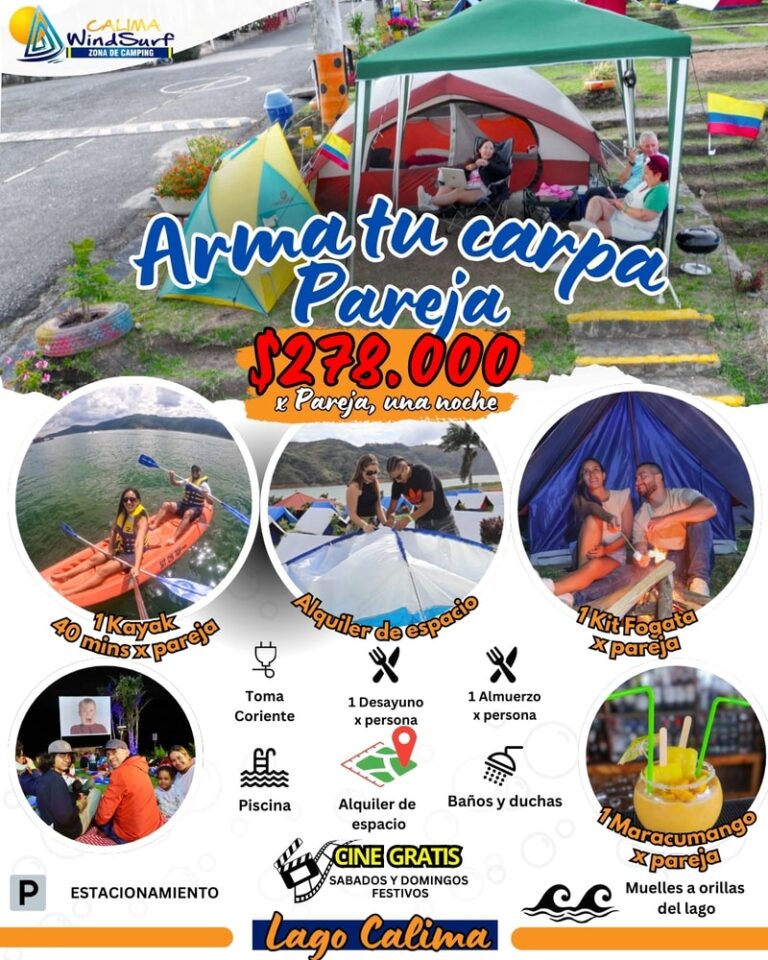 Camping Lago Calima: Camping Calima Windsurf Lago Calima